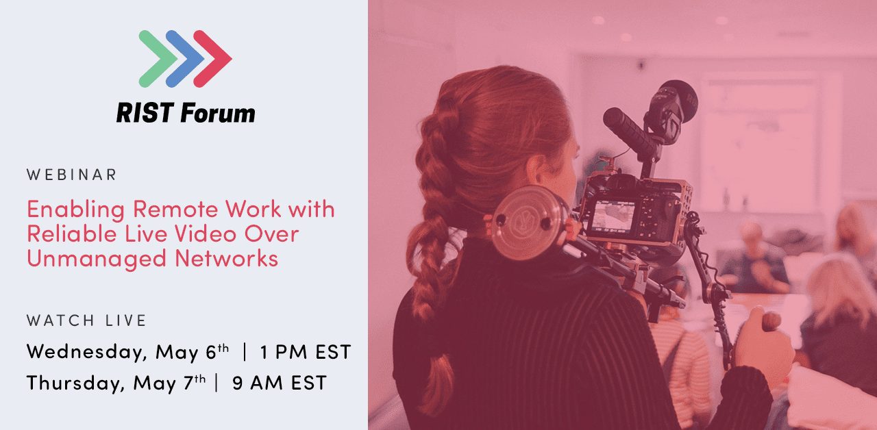Upcoming RIST Webinar from the Video Services Forum