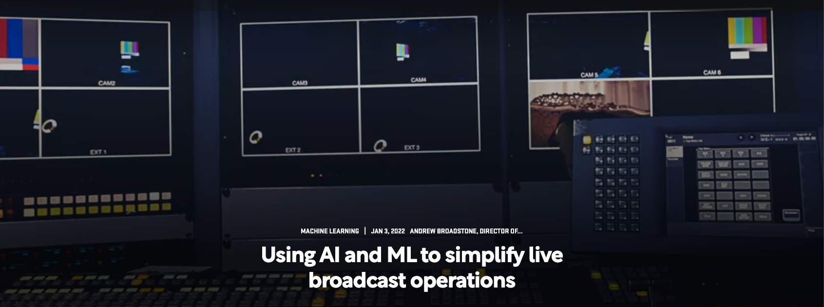 Leveraging AI/ML to Simplify Broadcast Operations - Zixi